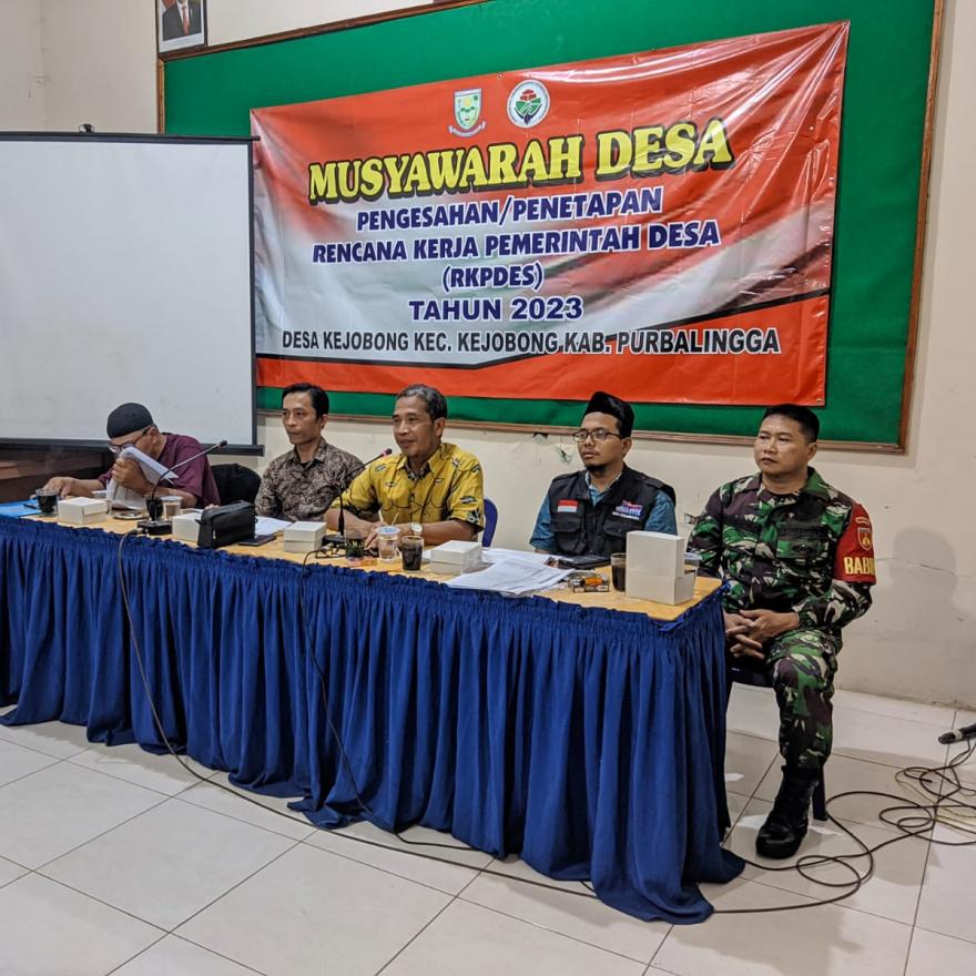 Musyawarah Desa Penetapan/Pengesahan Rencana Kerja Pemerintah Desa ...