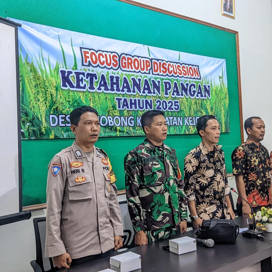 Focus Group Discussion Ketahanan Pangan Tahun 2025 - Desa Kejobong